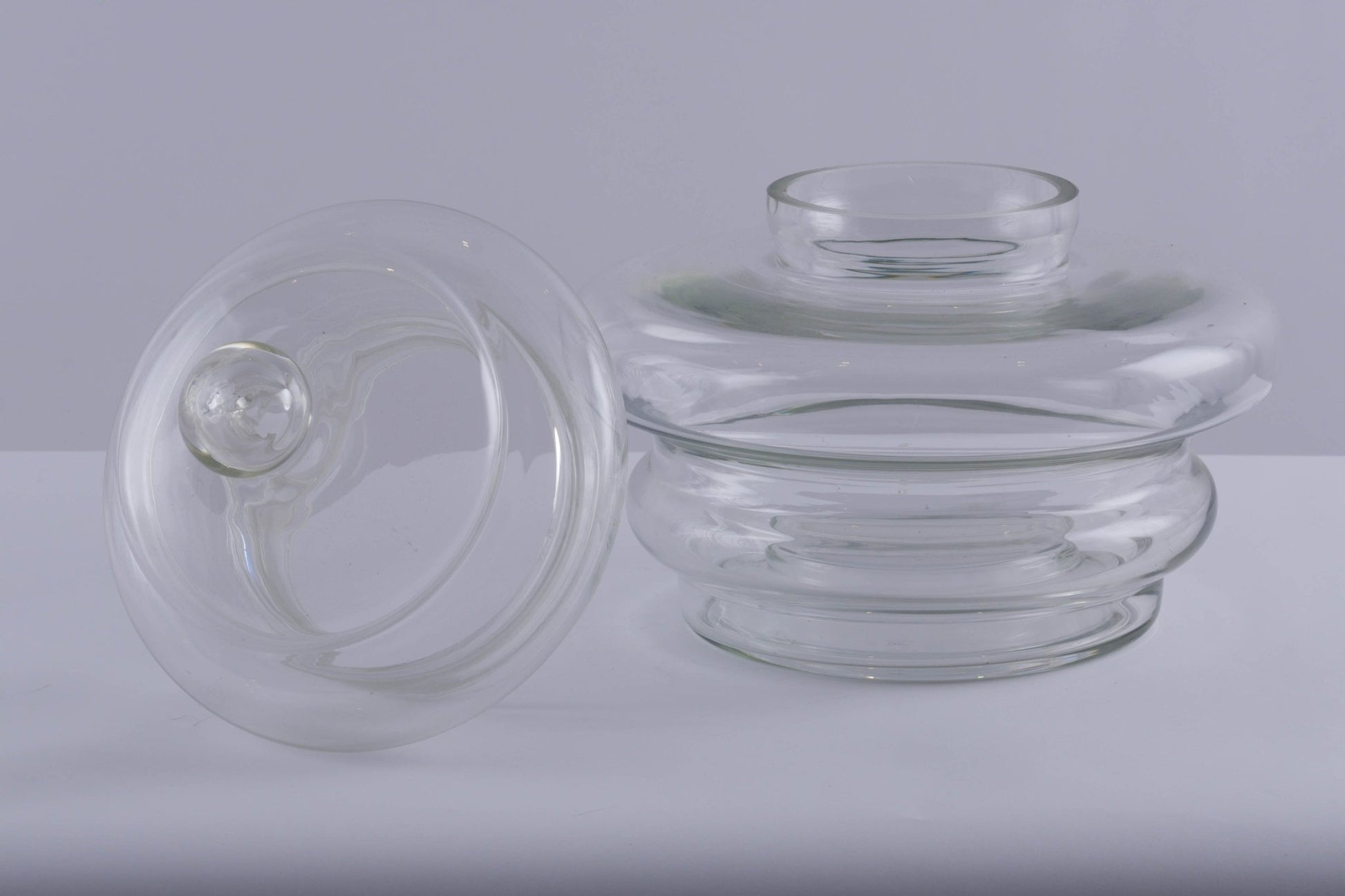 Large Glass Jar Vessel with Lid – Egg Culture