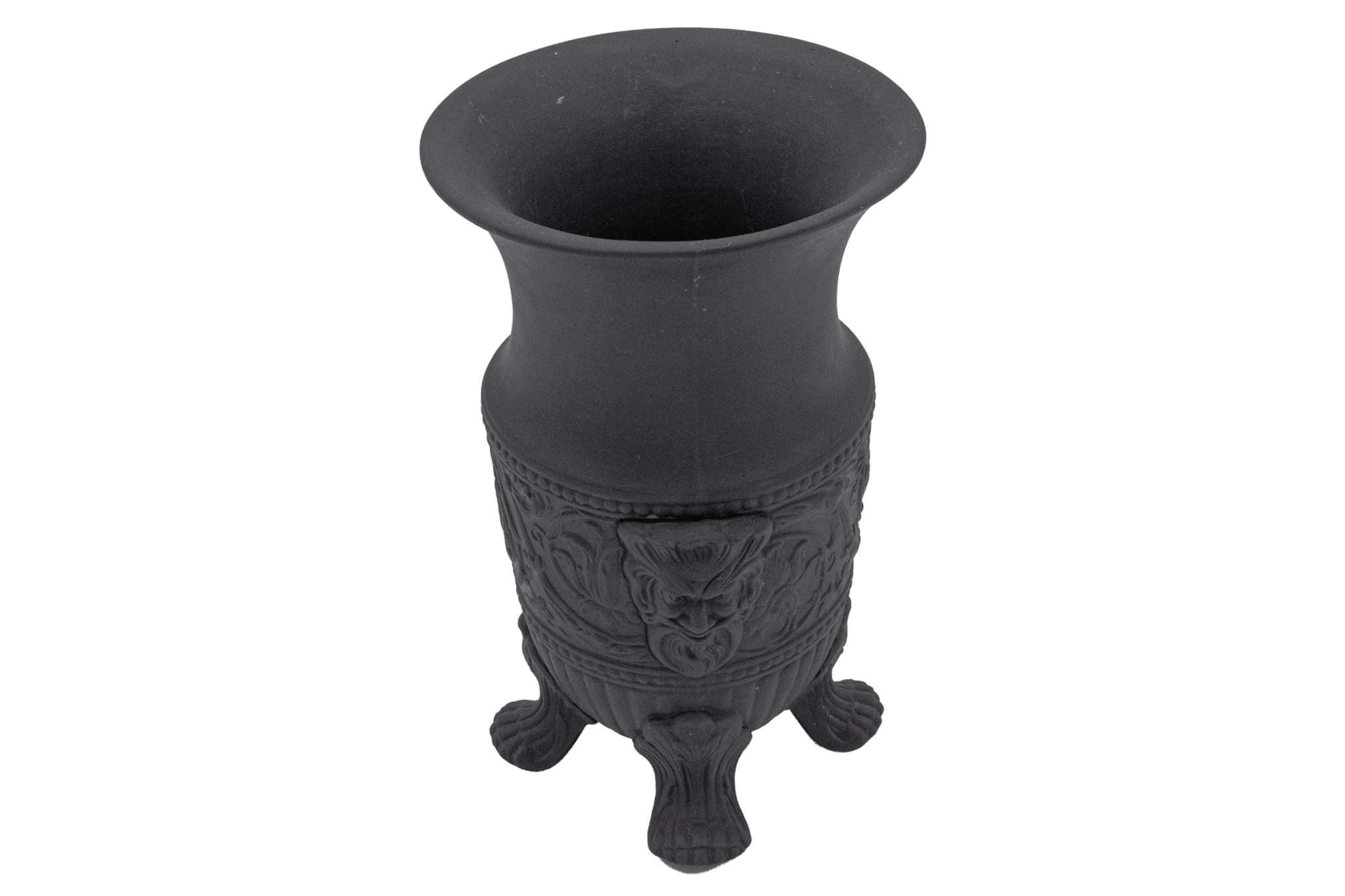 Wedgwood Solid Black Basalt Vase – Egg Culture